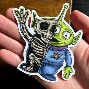 Toy Story Vinyl Stickers, Slinky and the Alien Gift - Etsy