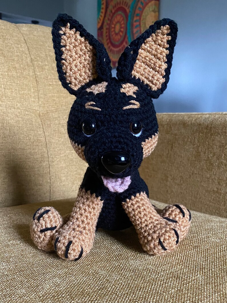 Crochet German Shepherd - Etsy