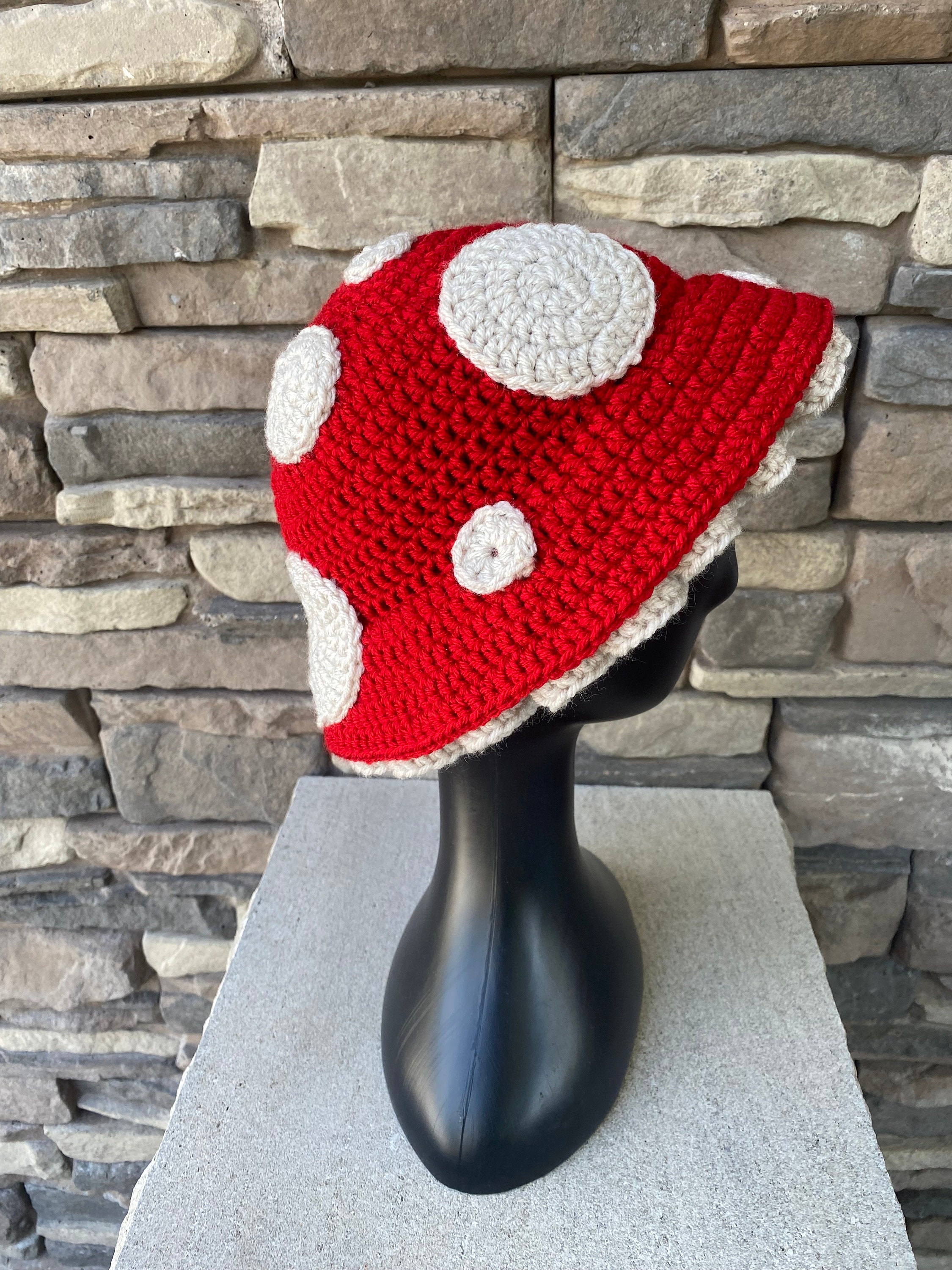 Crochet Mushroom Bucket Hat - Etsy Canada
