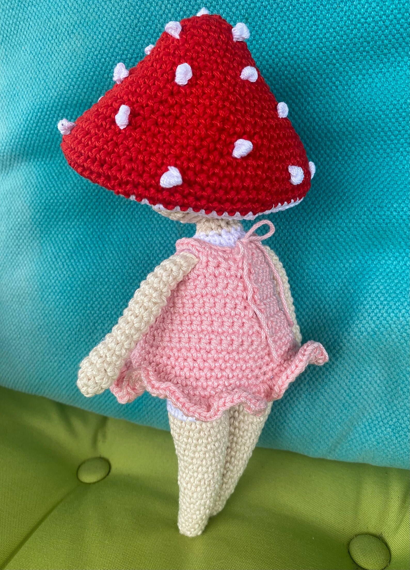 Crochet Mushroom Sprite Doll - Etsy