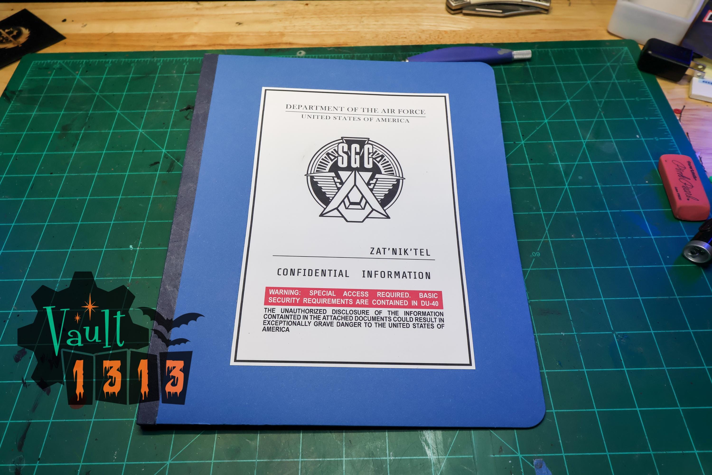 Stargate SG-1 Zat Gun SGC File Replica | Stargate Collectible Gift - Etsy