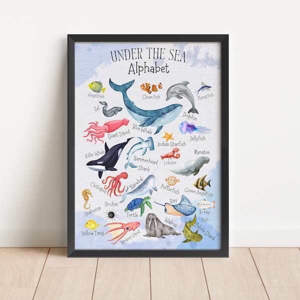 Animal Alphabet - Etsy