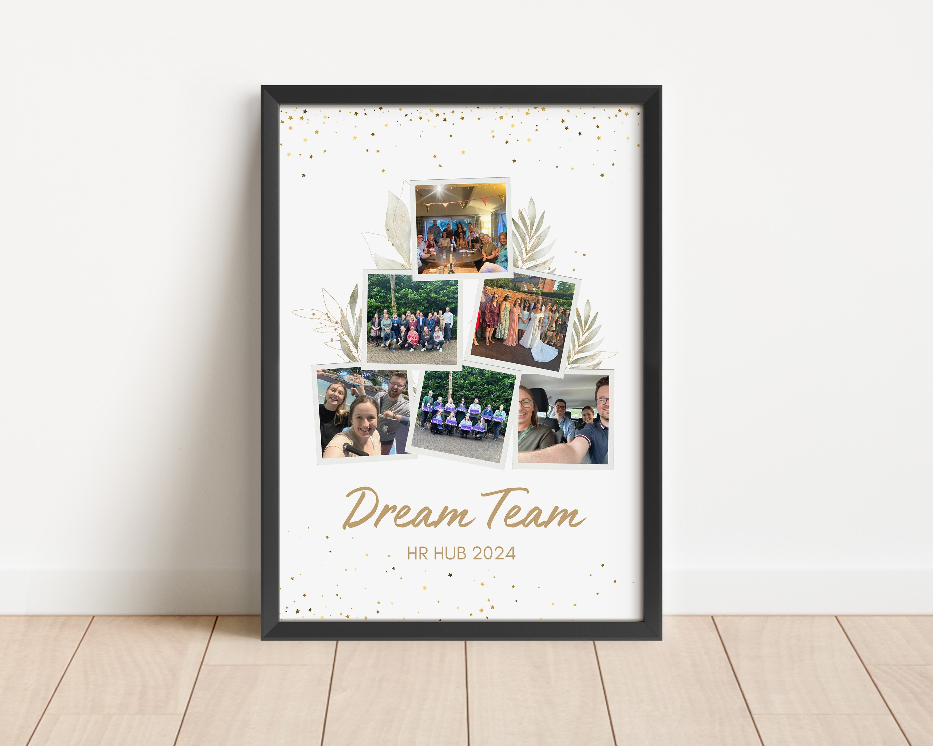 Custom Work Team Photo Collage Print: Colleague Retirement, Promotion ...