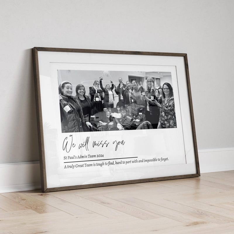 Colleague Leaving Photo - Etsy UK