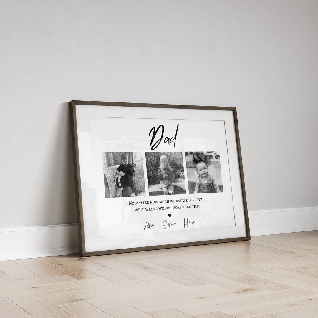 Custom Dad Gift, Personalised Gift From Son Daughter, Daddy Birthday ...