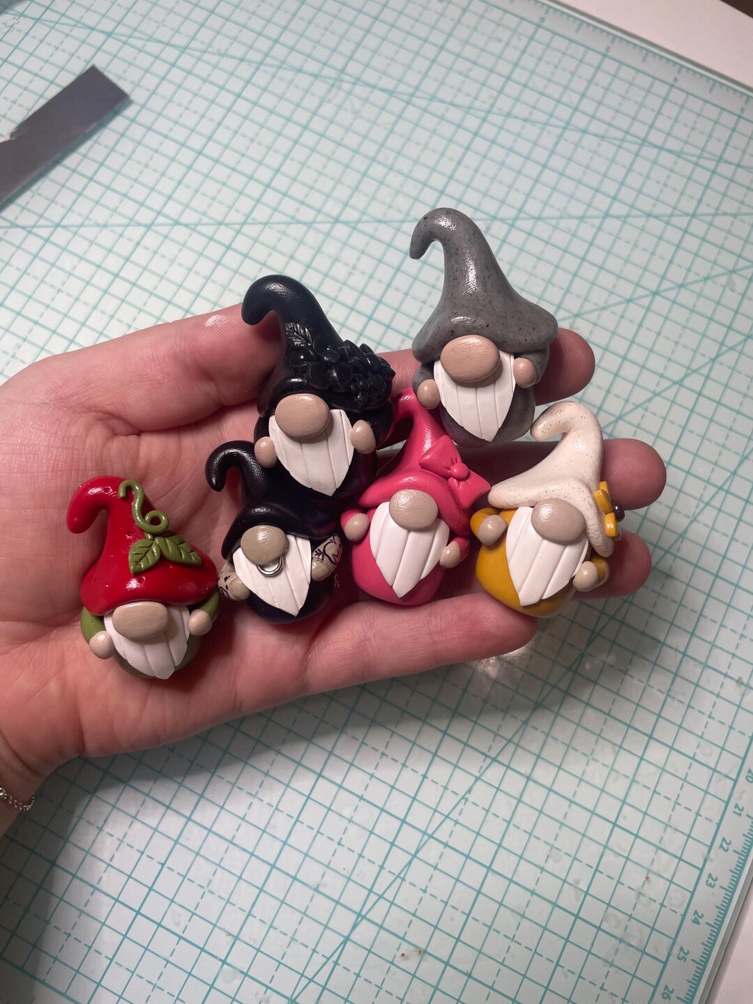 Custom Roaming Gnome Figurines Good Luck Gnomes Fairy Garden Figures ...