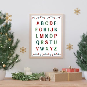 ABC Alphabet Print *DIGITAL FILE* Alphabet Printable, Classroom Print ...