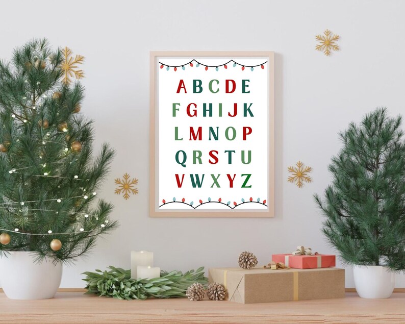ABC Alphabet Print *DIGITAL FILE* Alphabet Printable, Classroom Print ...