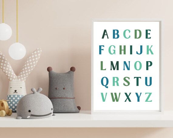 ABC Alphabet Print DIGITAL FILE Alphabet Printable - Etsy