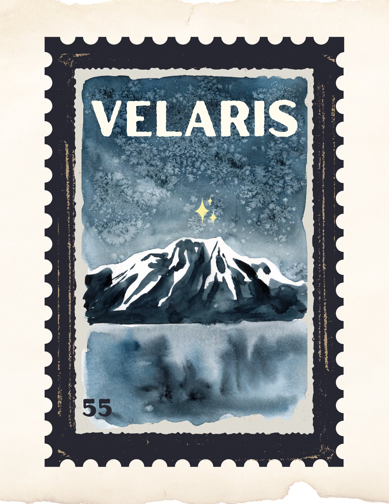 ACOTAR Velaris Stamp Digital Download Instant PDF Download - Etsy