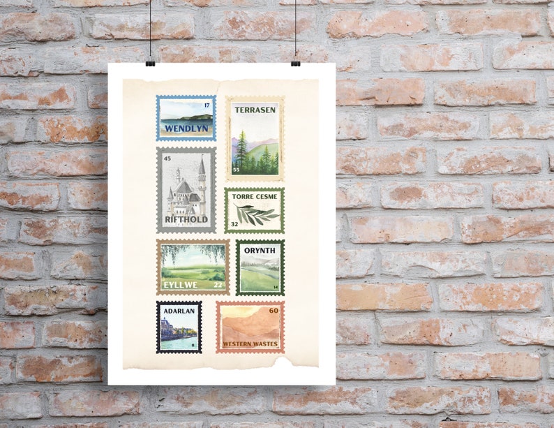 Throne of Glass Stamp Collection | Digital Download | Instant PDF ...