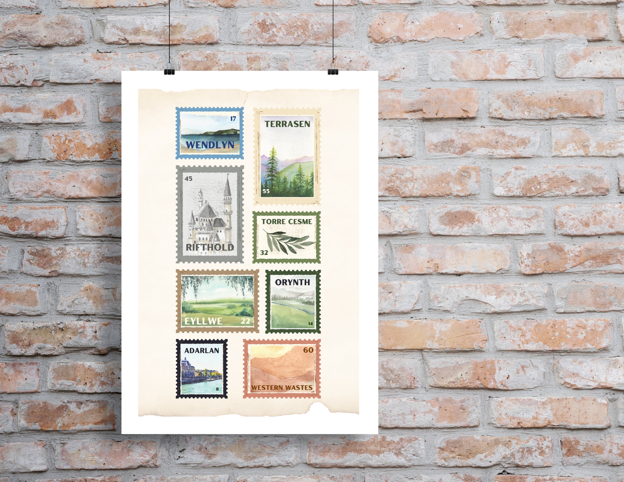 Throne of Glass Stamp Collection | Digital Download | Instant PDF ...