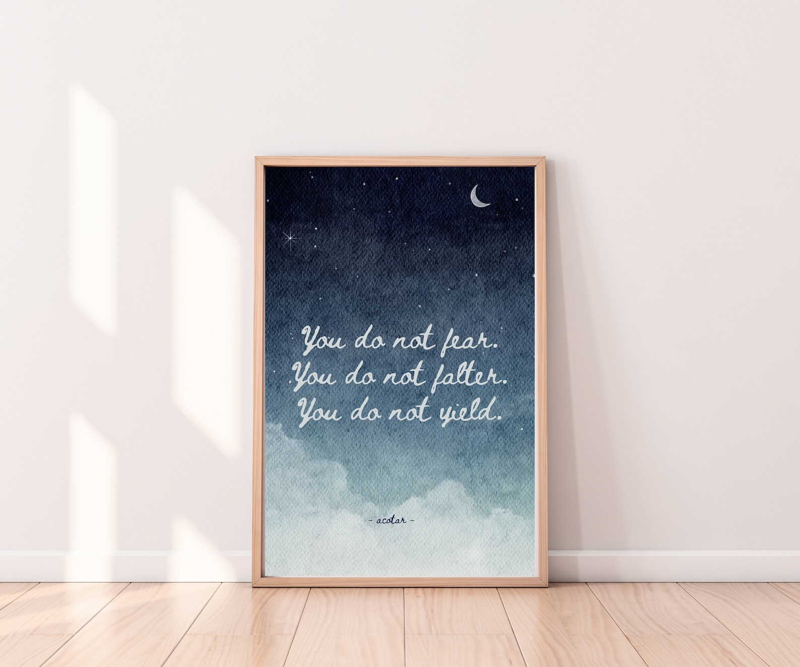 You Do Not Yield ACOTAR Quote Bookish Quote Sarah J Maas Maasiverse ...