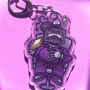 Toontown: Corporate Clash / Sellbot Manager Keychains - Etsy