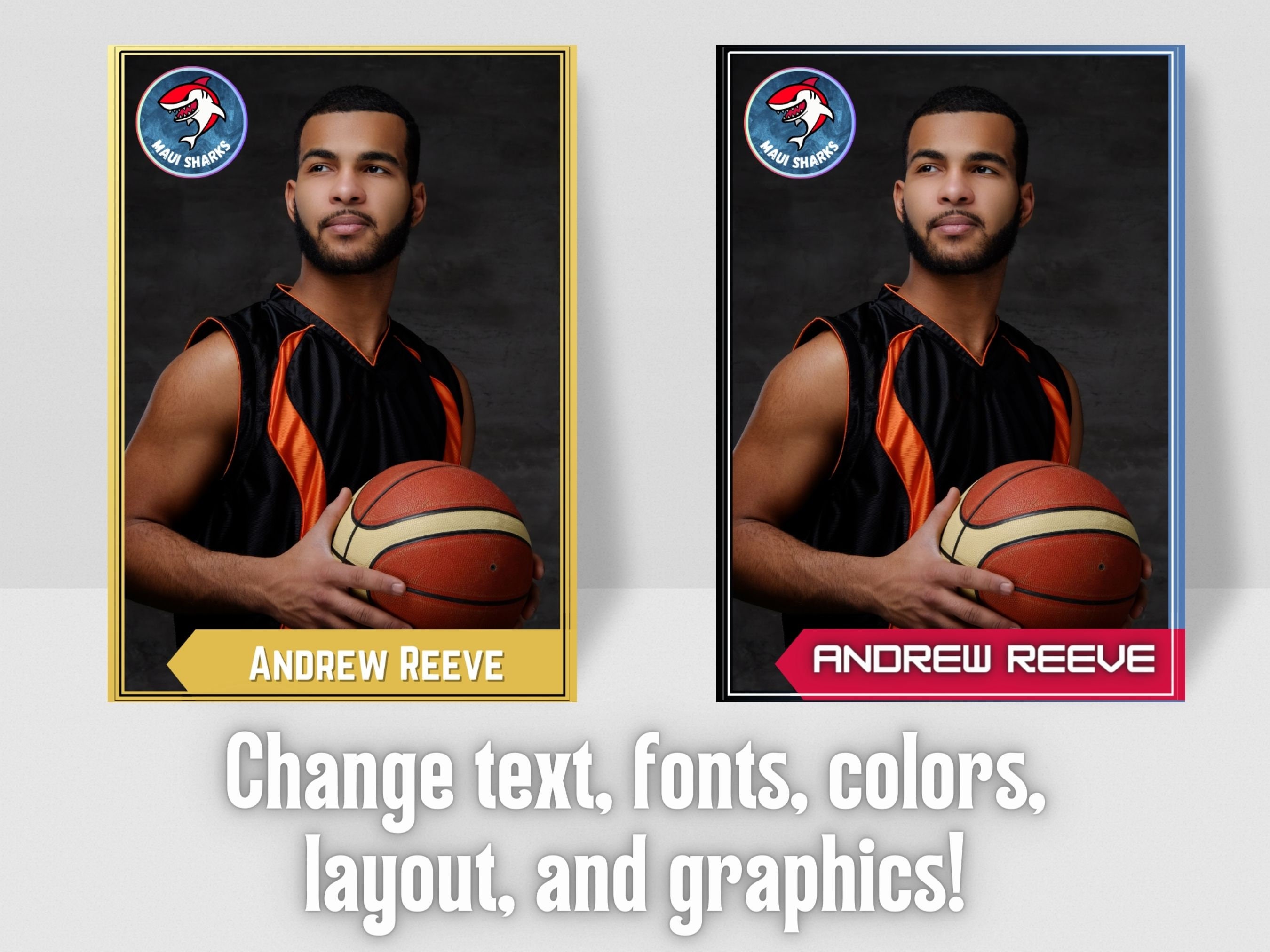 Basketball Card Template | for Basketball Players and Fans of All Ages ...