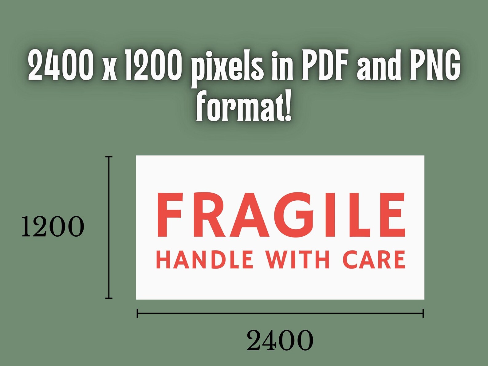 Printable FRAGILE Shipping Label for Tagging Fragile Boxes - Printable ...
