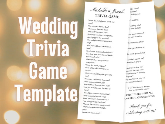 Fun wedding trivia questions 60 photos - Astyledwedding.com
