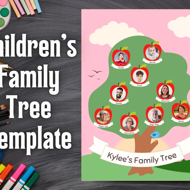 Printable Family Tree - Etsy