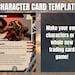 DIY TCG Character Card Template - Editable and Printable - Etsy