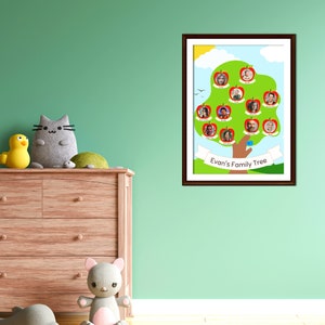 Kids' Family Apple Tree Template for Printable Children's Decor and ...