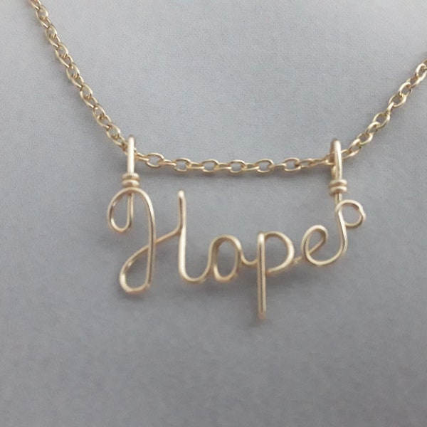 Hope Necklace - Etsy
