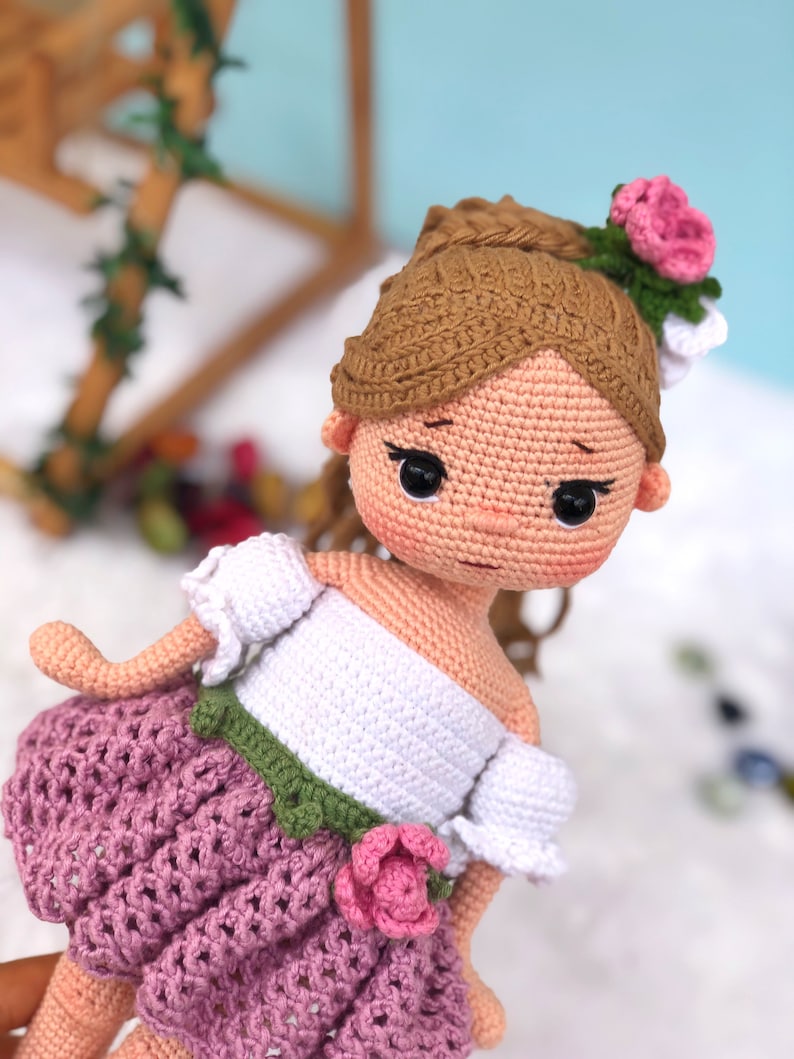 Amigurumi Pattern Arya Doll Crochet Gifts Plush Printable PDF - Etsy