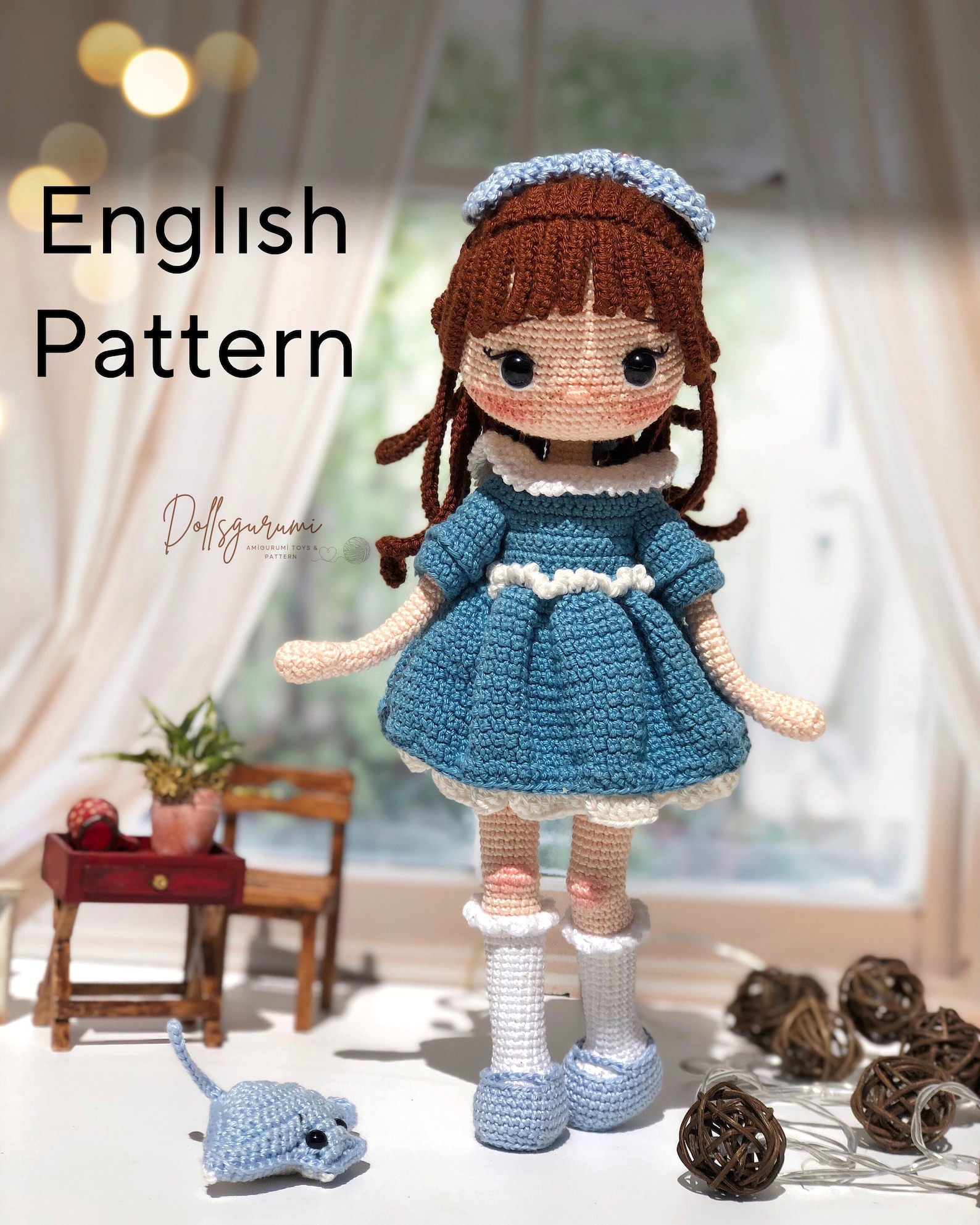 Amigurumi Pattern Blueberry Doll Crochet Gifts Plush Printable PDF ...