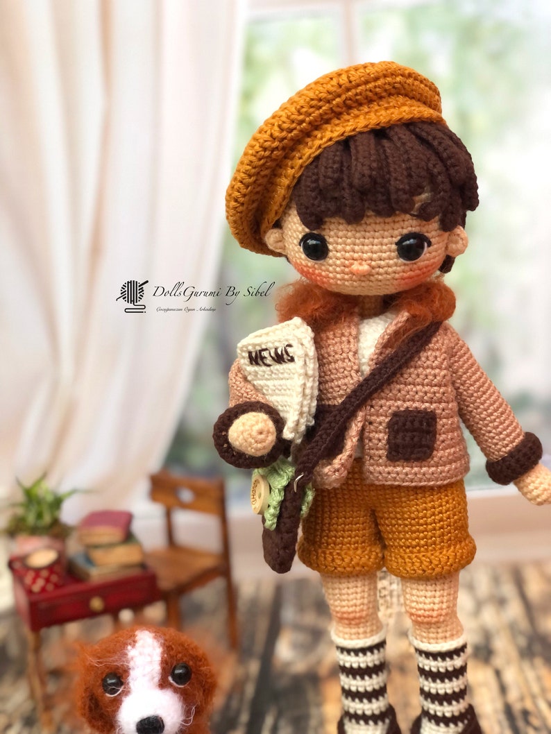 Amigurumi Pattern LEON Doll Crochet Gifts Plush Printable PDF - Etsy