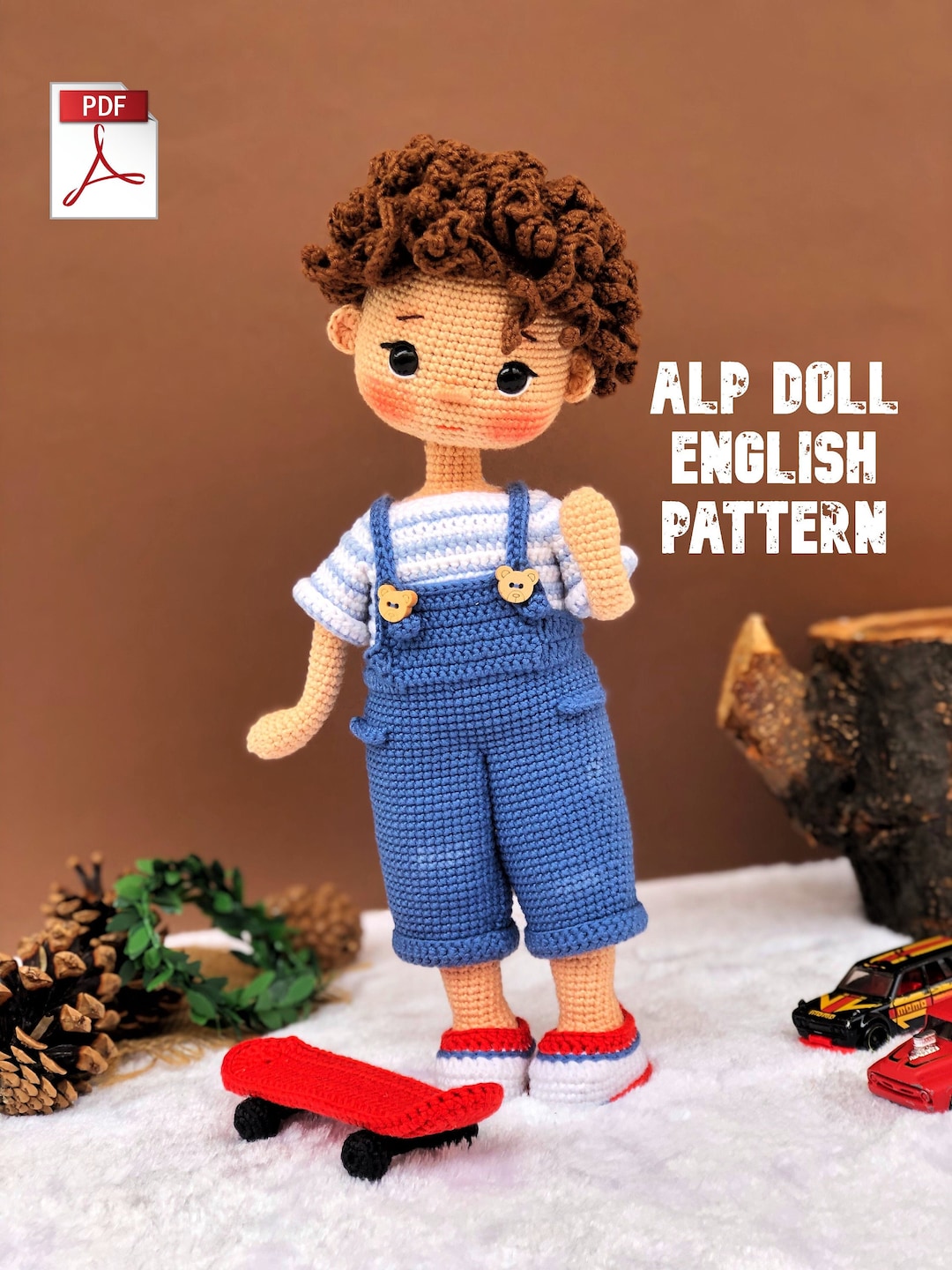 Amigurumi Pattern Alp Doll Crochet Ts Plush Printable Pdf Tutorial