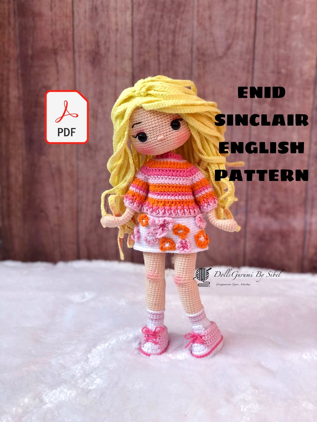 Amigurumi Pattern ENID SINCLAIR Crochet Gifts Plush Printable PDF Tutorial English - Etsy
