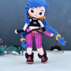 Amigurumi Pattern Jinx-arcane Doll Crochet Gifts Plush Printable PDF ...