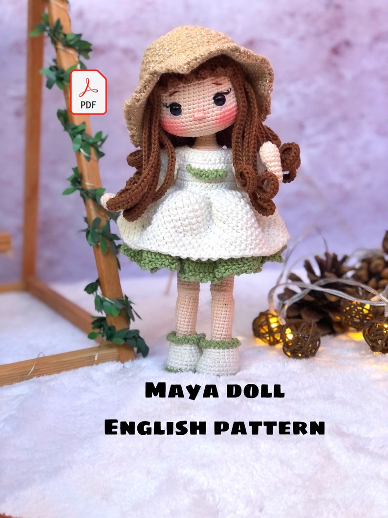 Maya The Doll Amigurumi Crochet Pattern Pdf File Amigurumi Hot Sex