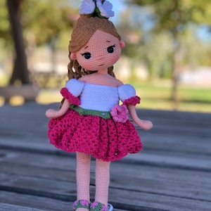 Amigurumi Pattern Arya Doll Crochet Gifts Plush Printable PDF Tutorial ...