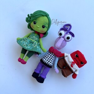 Amigurumi Pattern Inside Out Crew Crochet Gifts Plush Printable PDF ...