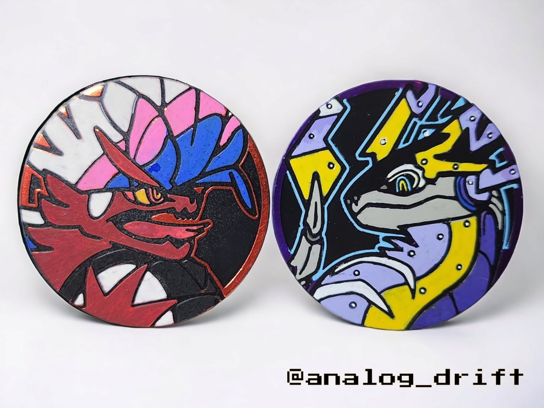 JUMBO Koraidon and Miraidon TCG Coin Set - Etsy