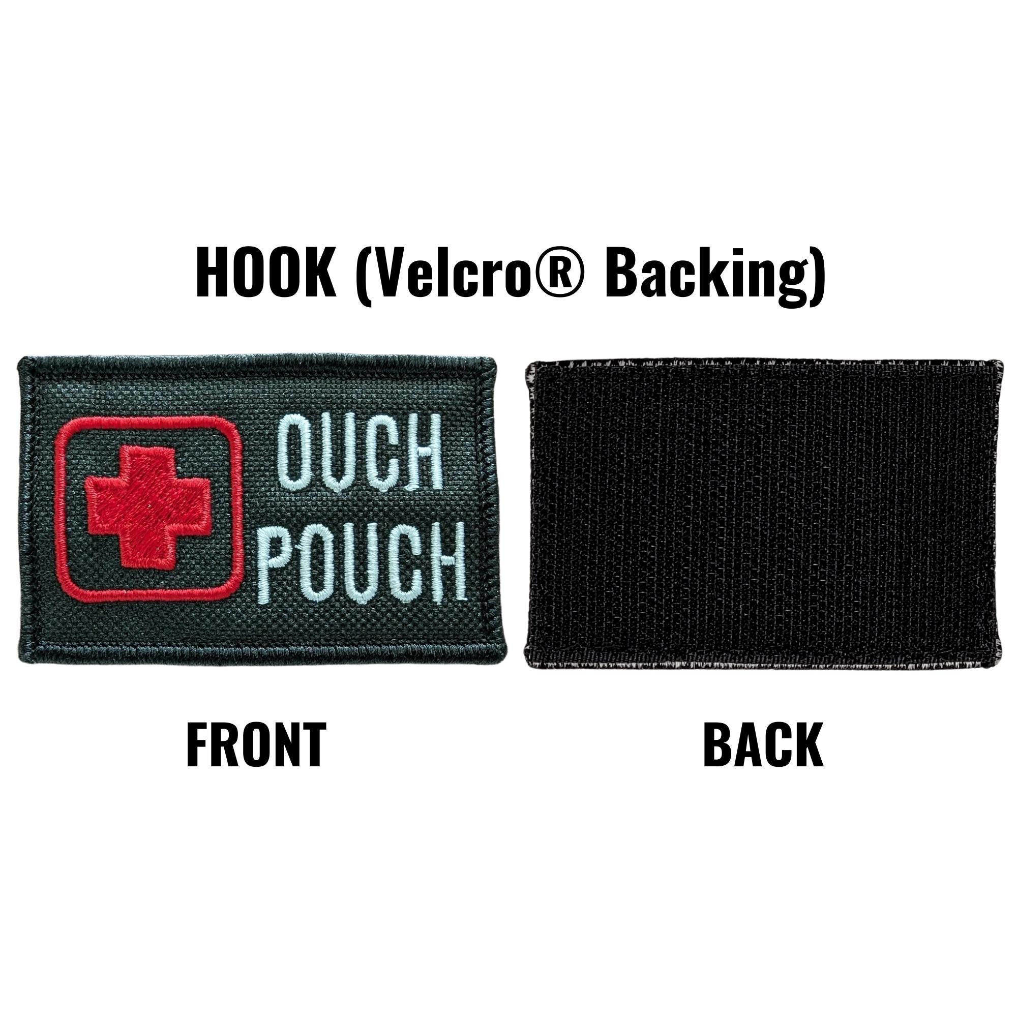 Ouch Pouch Patch Emts 3x2 Embroidered Patch With Hook Fasteners Patch for Tactical Gear, Medical ...