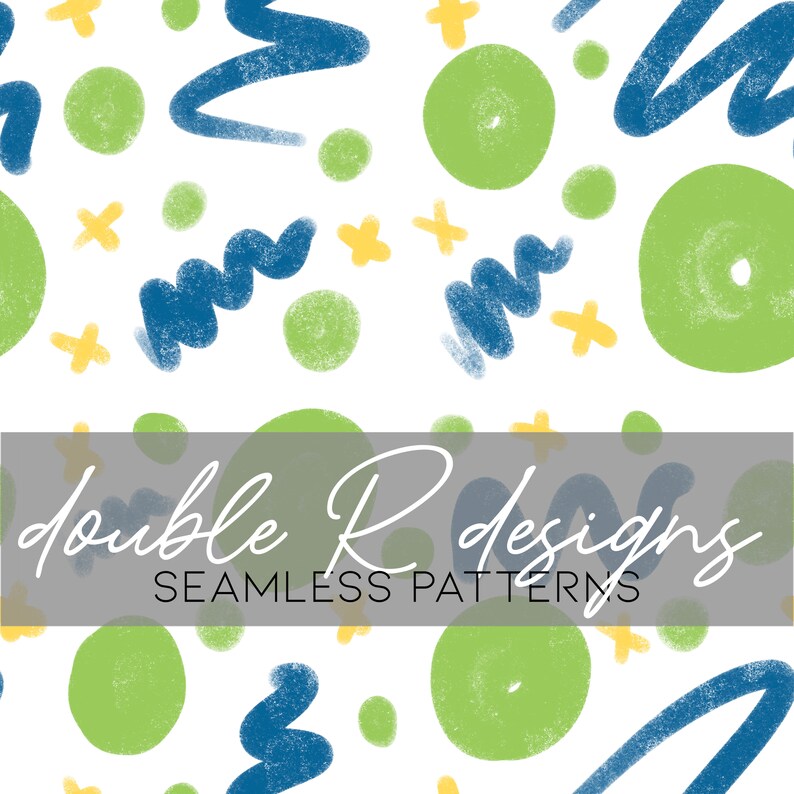 Doodle Confetti Seamless Pattern - Etsy
