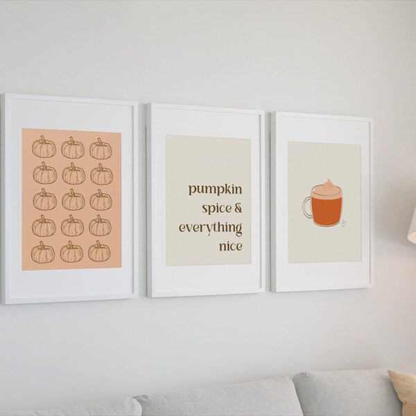 Fall Printable Wall Art - Etsy