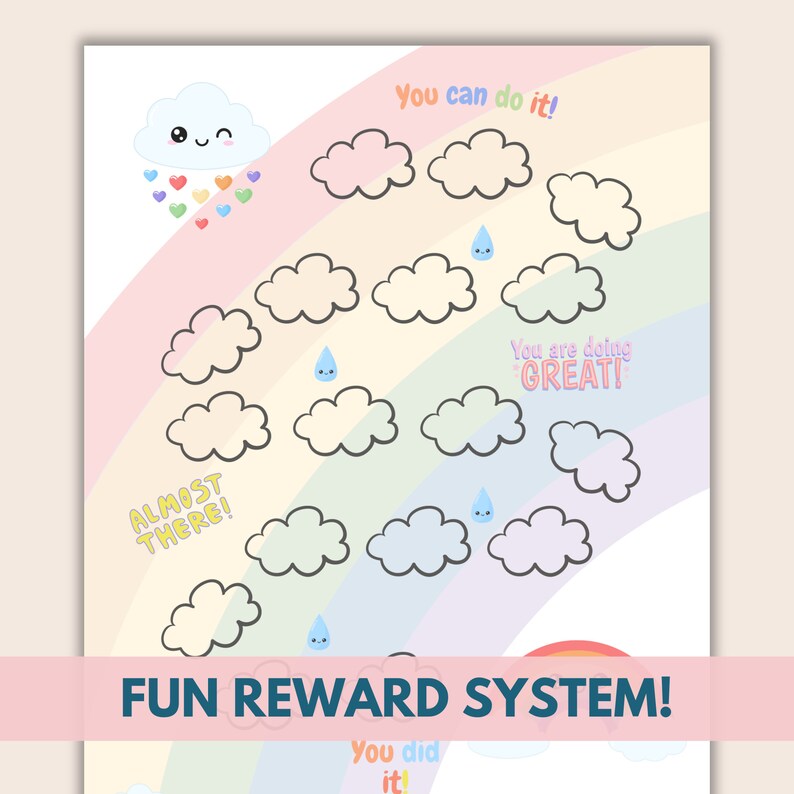 Printable Reward Chart, for Toddlers, Preschoolers, Kindergarteners ...