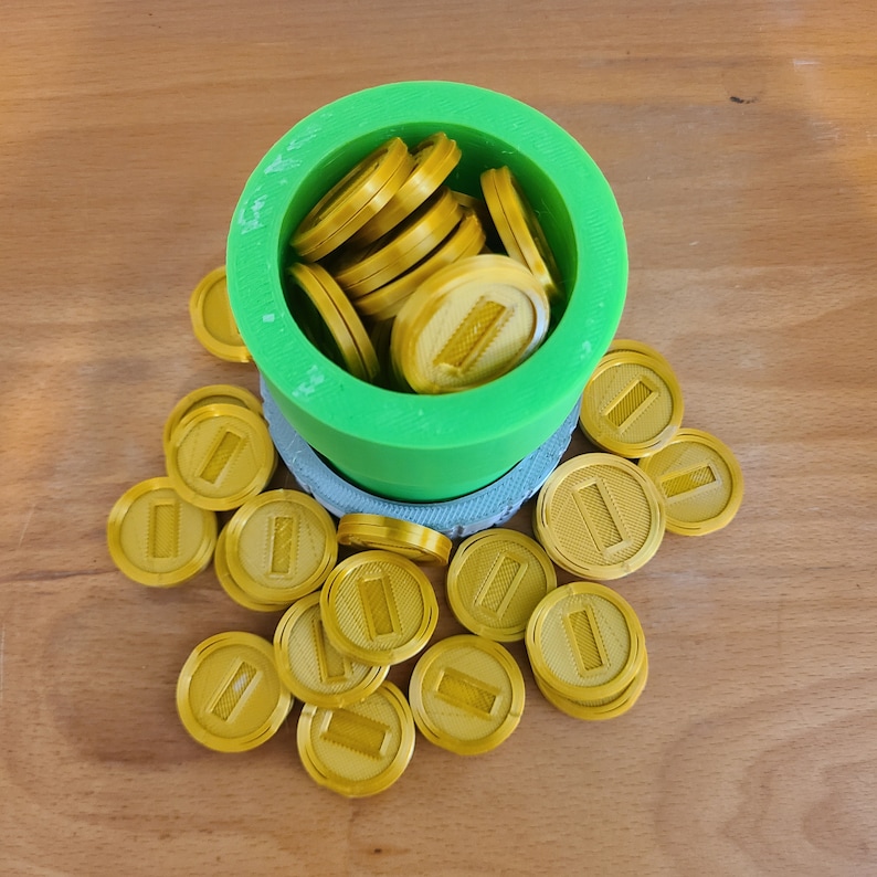 2 Dozen Super Mario Coins - Etsy