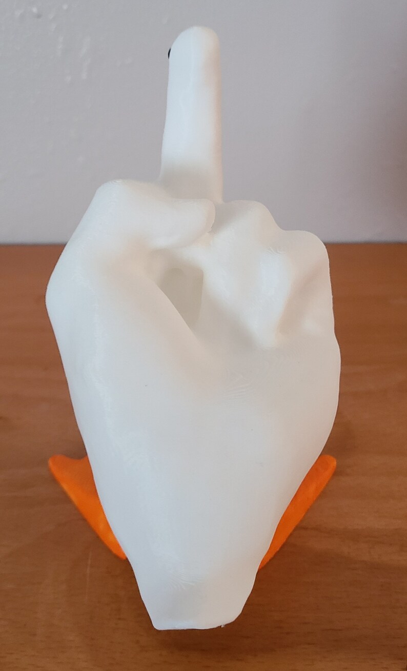 Middle Finger Duck - Etsy