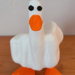 Middle Finger Duck - Etsy