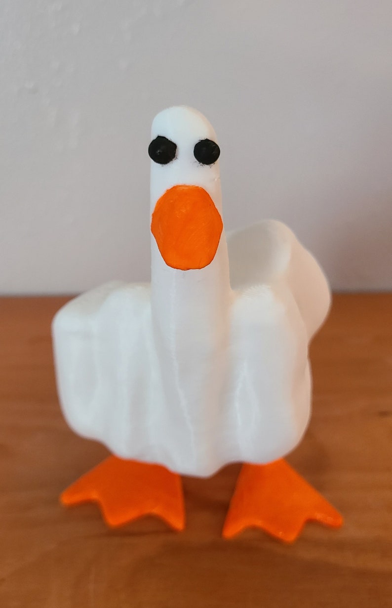 Middle Finger Duck - Etsy