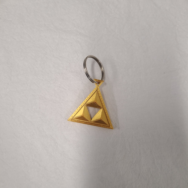 Triforce Legend of Zelda Keychain - Etsy