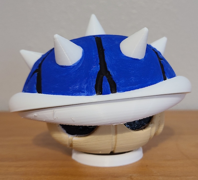 Blue Spiny Mario Shell - Etsy