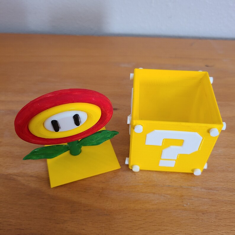Super Mario Fire/ice Plants - Etsy