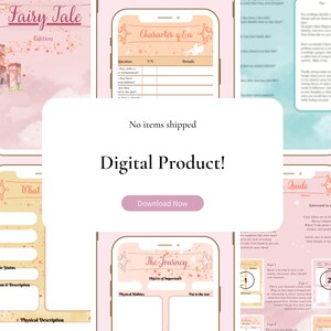 Fairytale Retelling Planning Sheets, Character Planner Sheets for ...