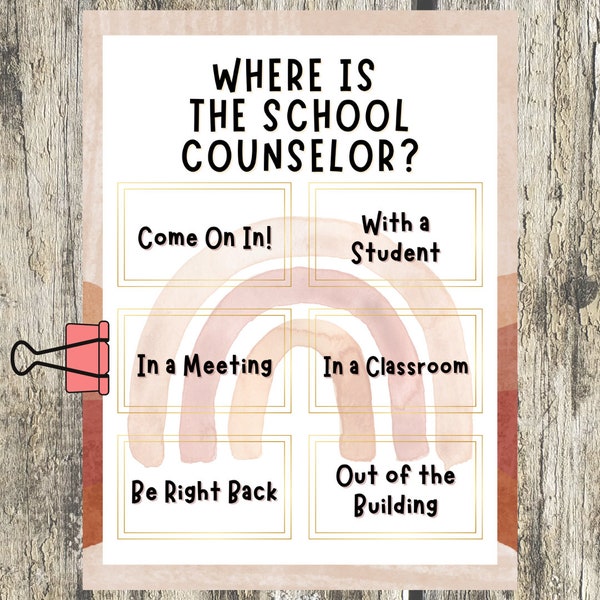 Where is the Counselor Sign - Etsy