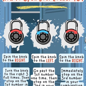 How to Open Your Locker 101 - Locker Combo Steps for Students, Digital ...