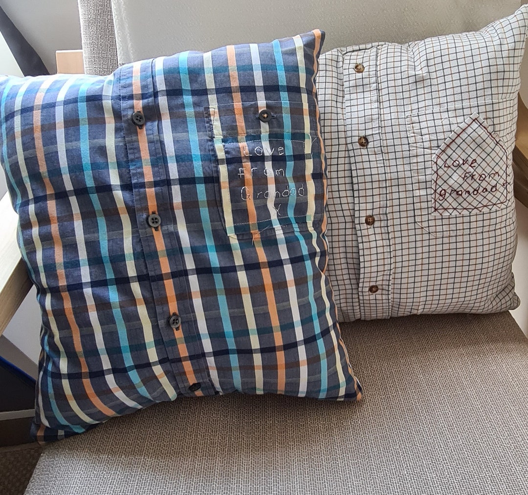 Memory Cushions - Hand Made With Loved Ones Clothes. - Etsy UK